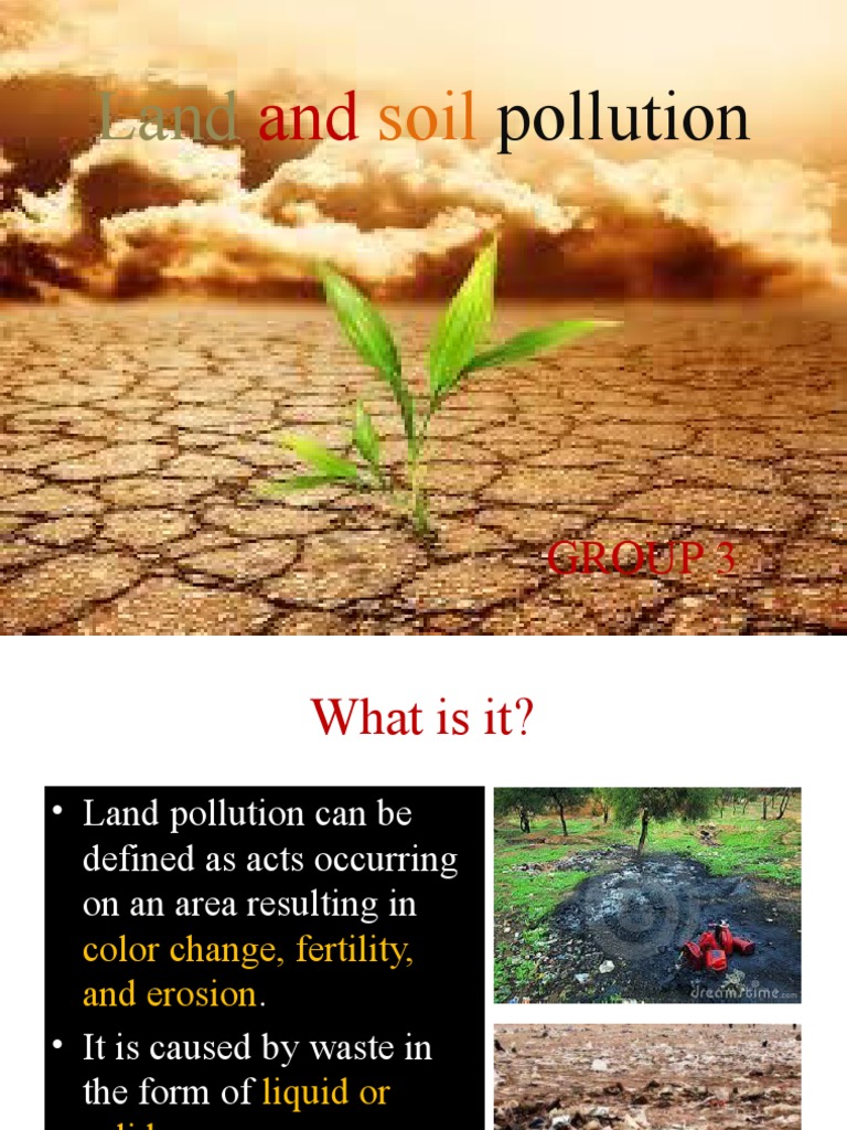 Causes and Effects of Land Pollution | PDF | Home & Garden | Science ...