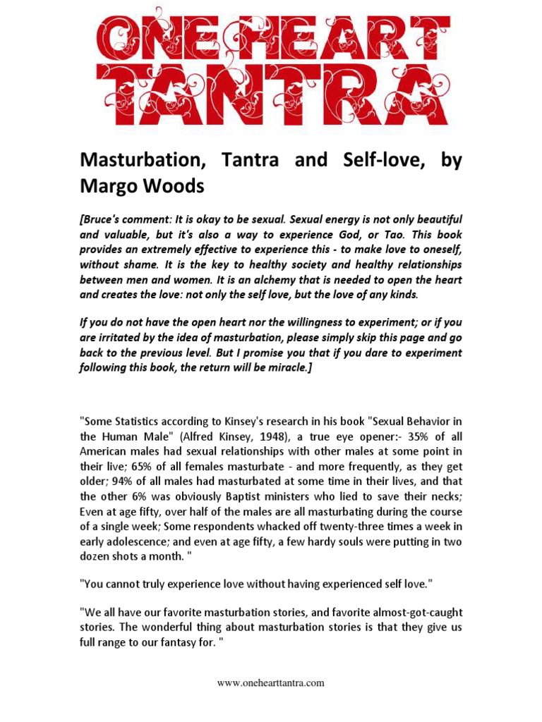 Masturbation Tantra And Self Love By Margo Woods Pdf Masturbation Orgasm