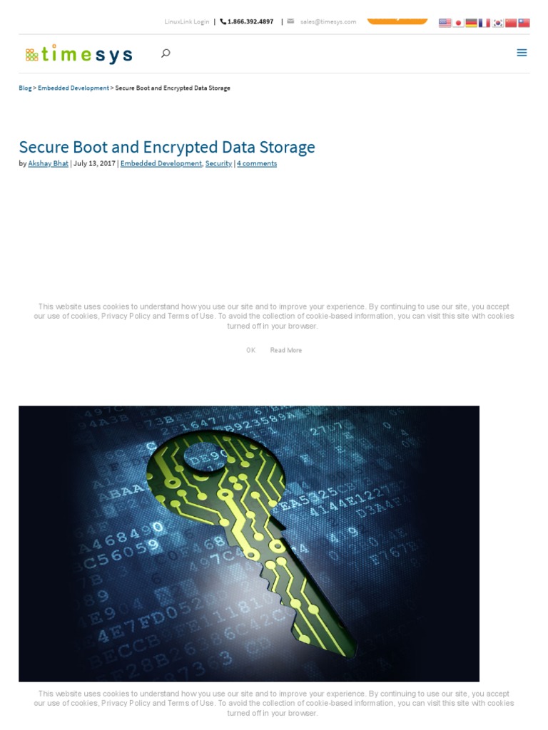 Secure Boot and Encrypted Data Storage - Timesys Embedded Linux | PDF ...