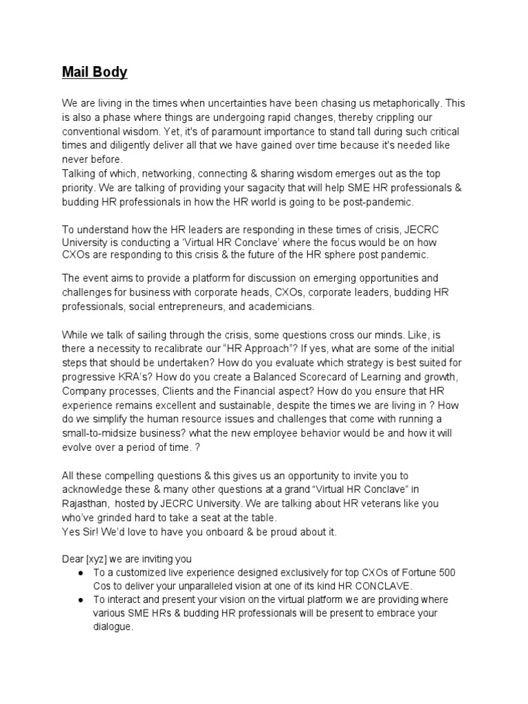 HR CONCLAVE Draft | PDF | Human Resource Management | Wisdom