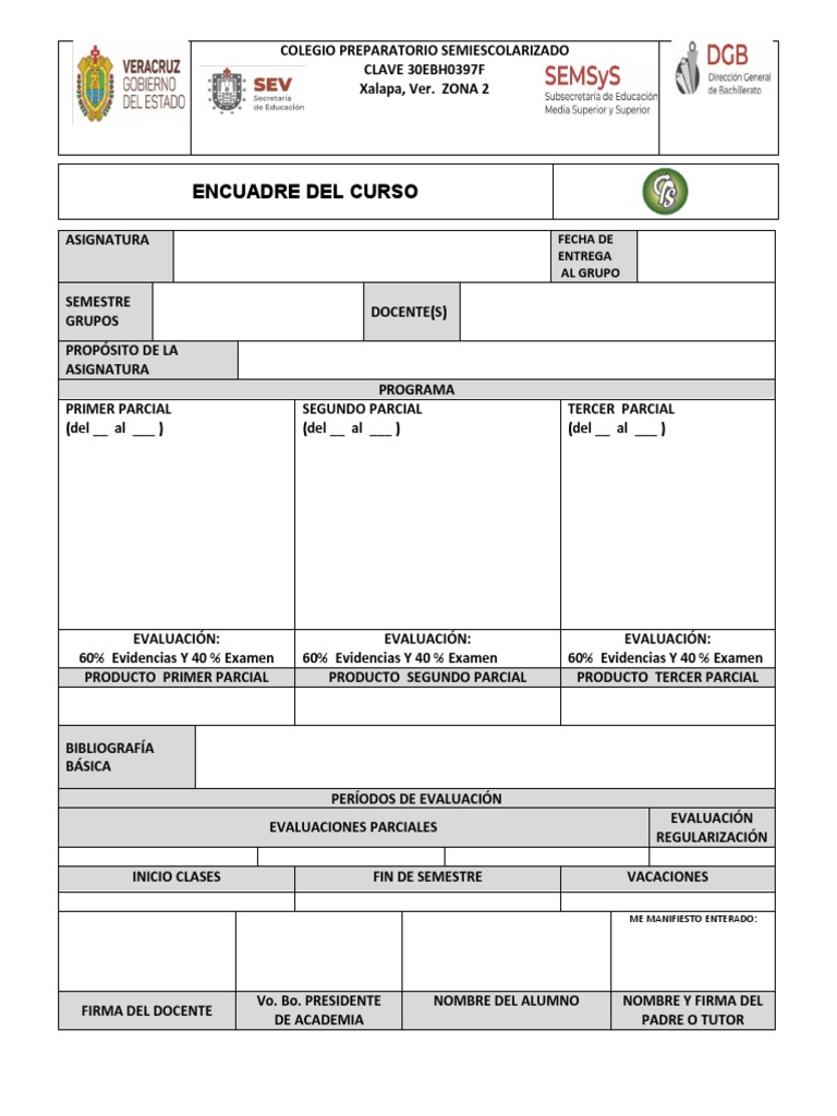 Formato Oficial de Encuadre-2020 | PDF