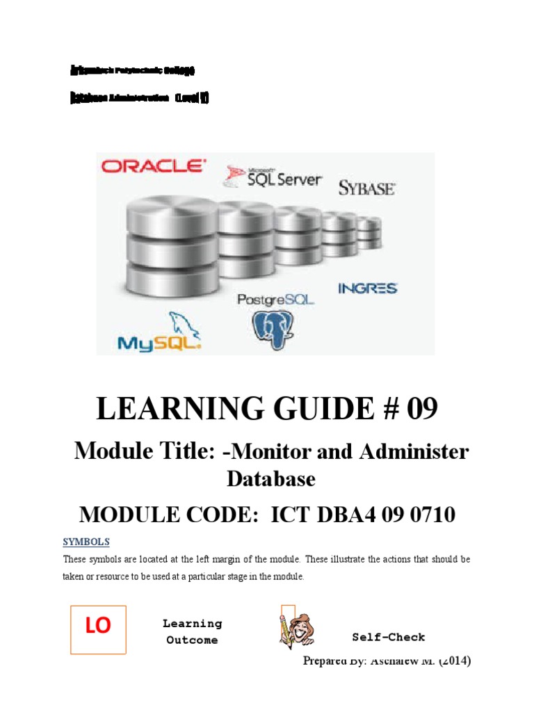 Monitoring and Administering Database | PDF | Microsoft Sql Server | Databases