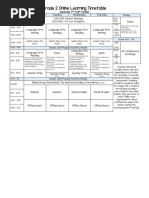 Middle School Block Schedule Samples | PDF