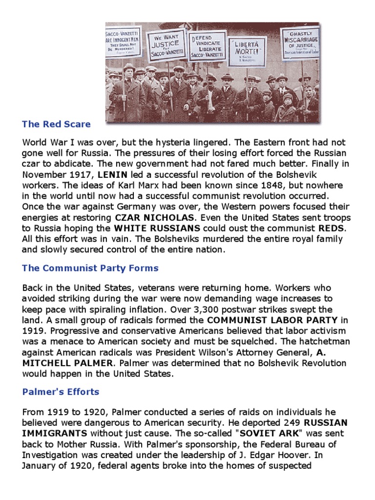 The Red Scare | PDF | Political Theories | Anti Capitalism