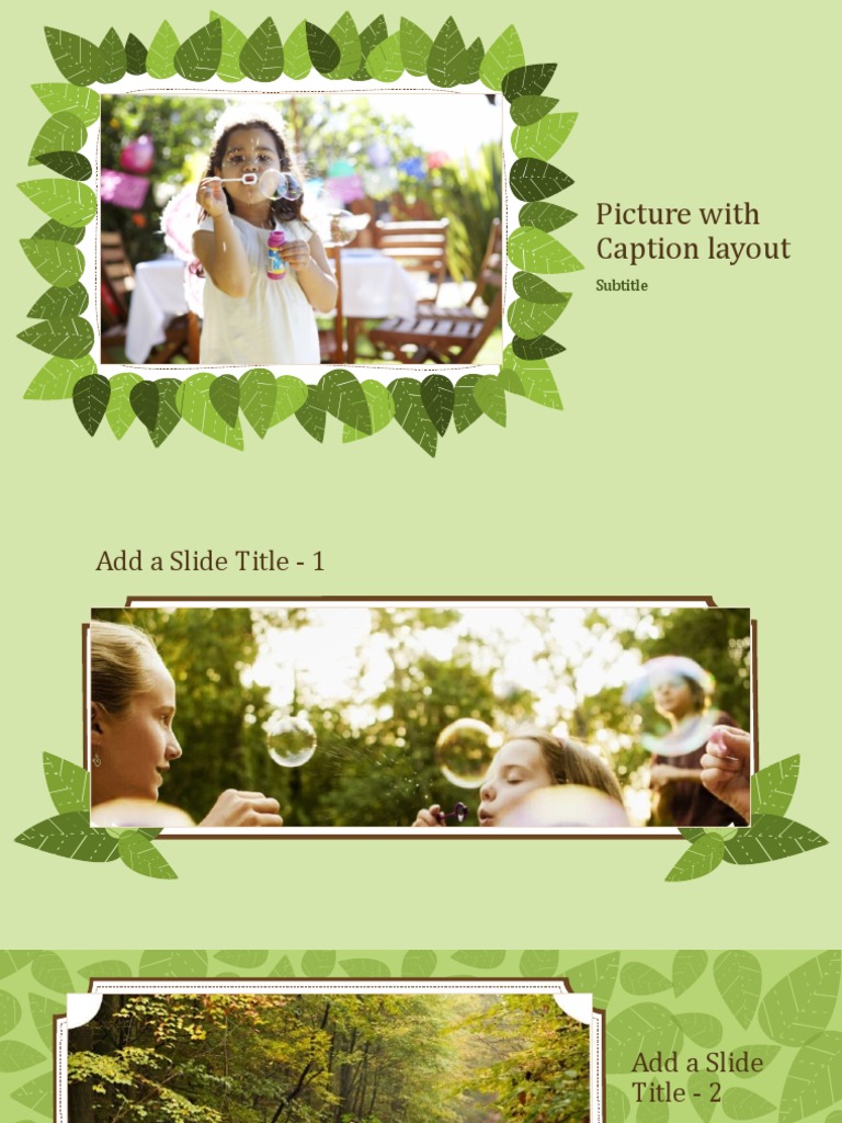 PowerPoint Picture With Caption Layout | PDF