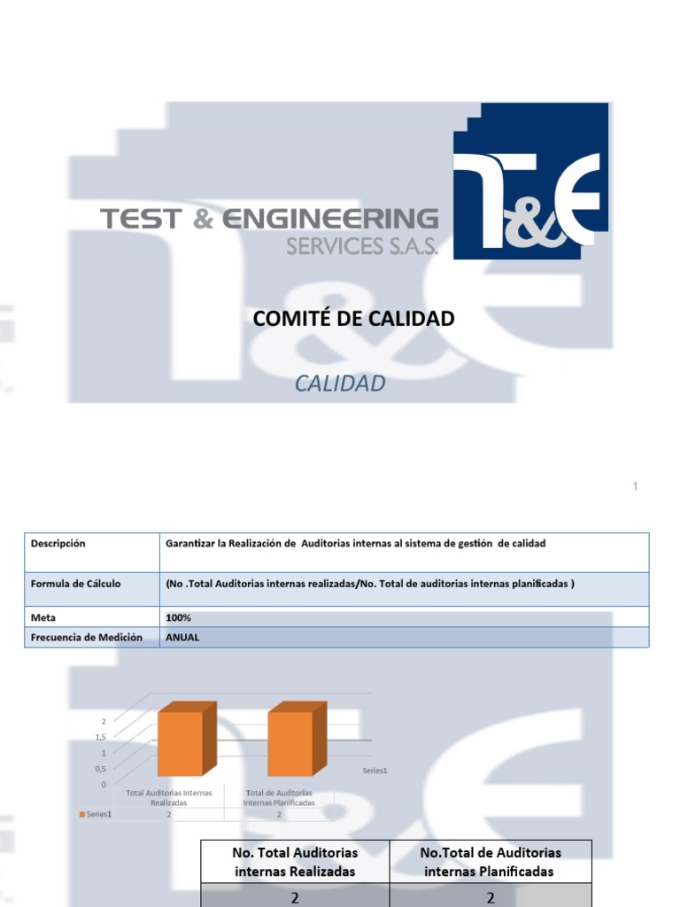 Formato Presentacion Comite de Calidad | PDF | Sistema de manejo de calidad | Business