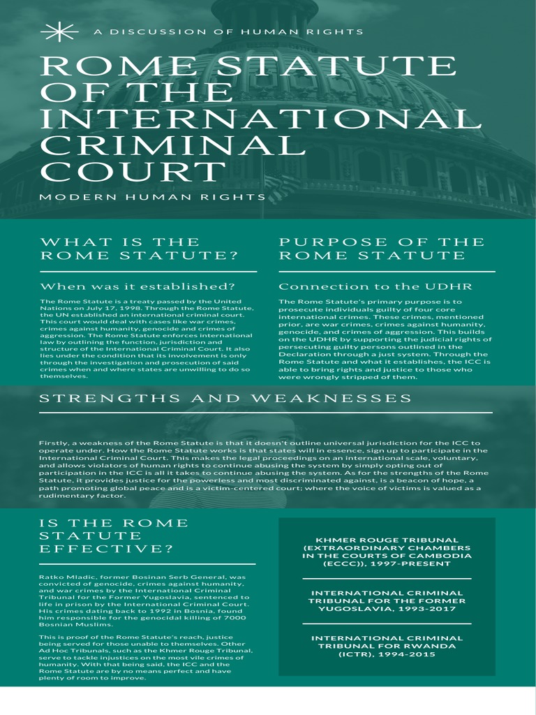 1998 - Rome Statute of The International Criminal Court | PDF ...