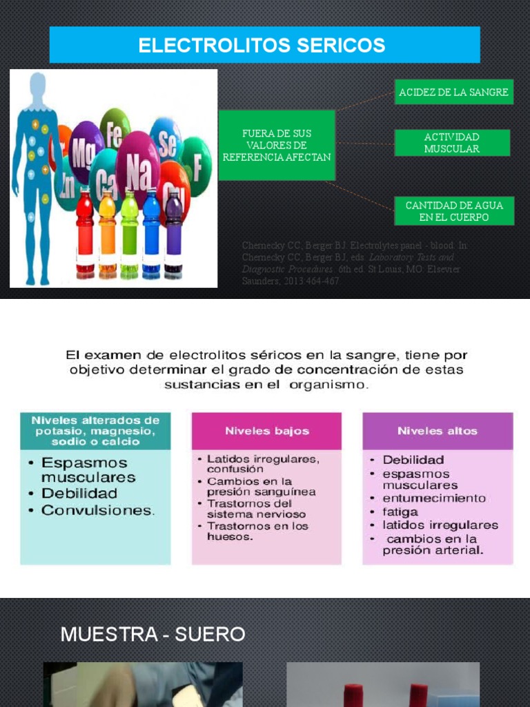 Electrolitos Sericos y Urinarios | PDF | Sodio | Orina