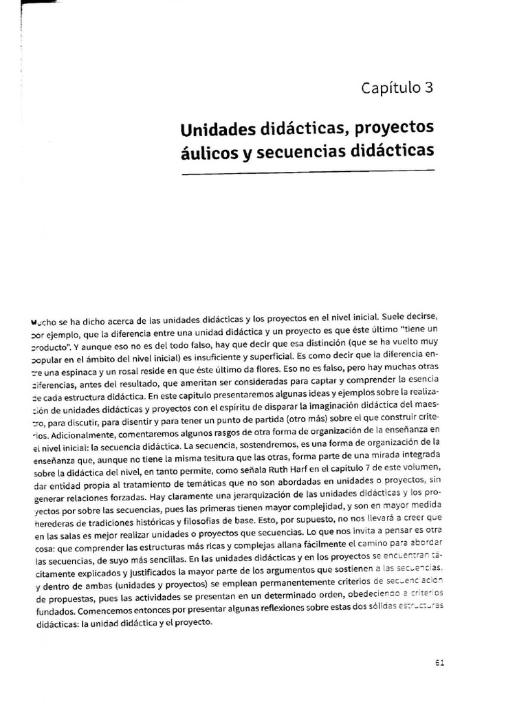 Brailovsky, D. - Unidades Didácticas, Proyectos, Áulicos y Secuencias Didácticas - Planificación ...