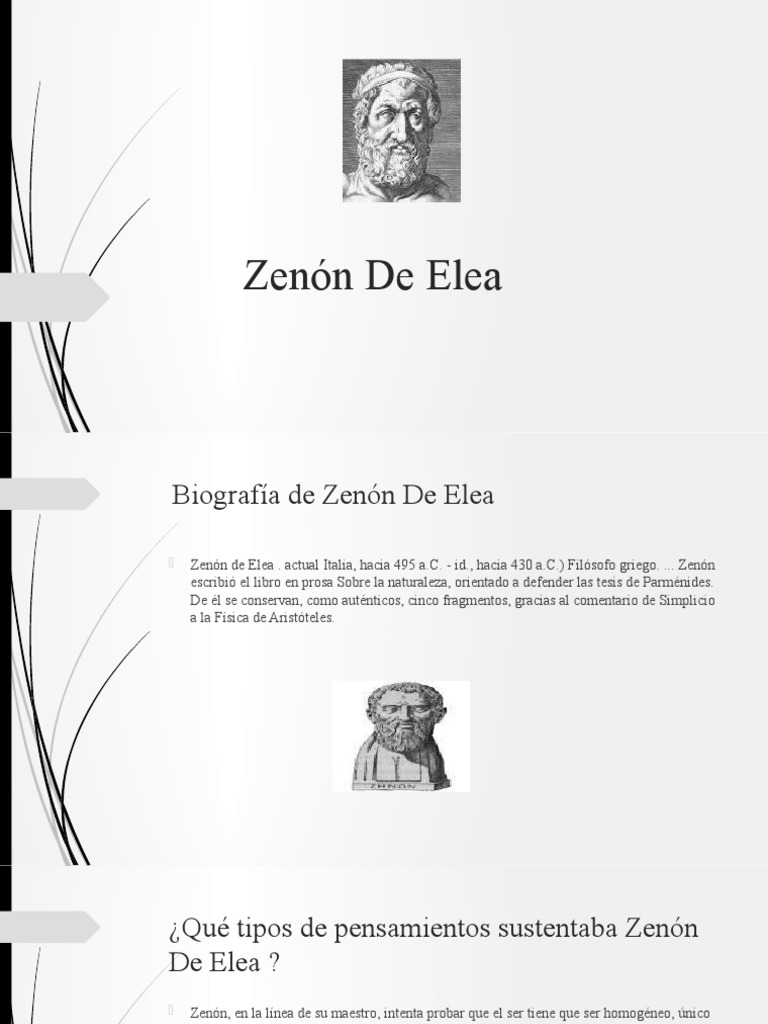 Zenón de Elea | PDF