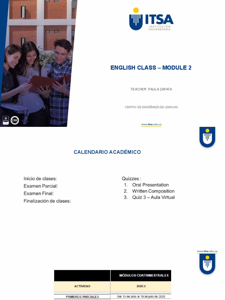 Introduccion Modulo de Ingles | PDF