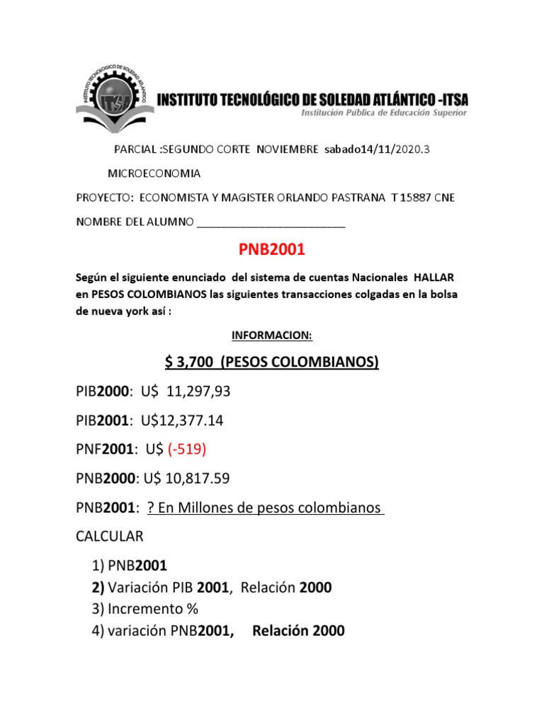 Segundo Parcial Micro Itsa 2 | PDF
