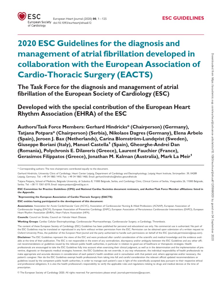 Ghid Fia 2020 PDF | PDF | Stroke | Coronary Artery Disease