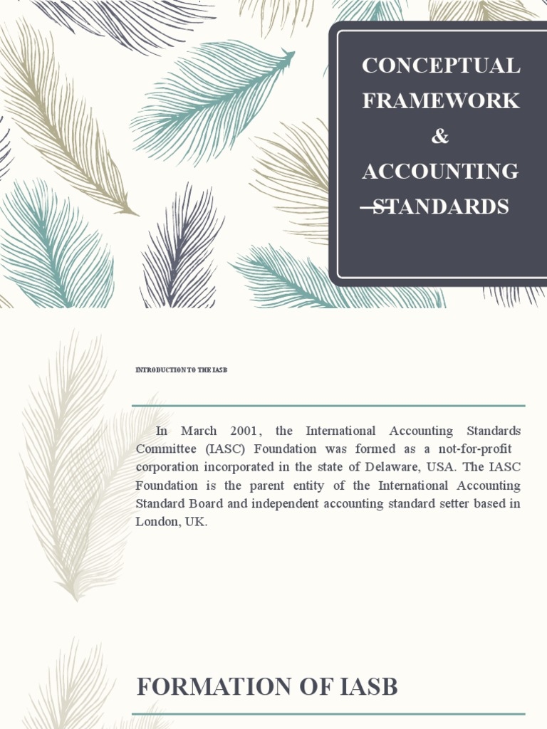 Conceptual Framework & Accounting Standards | PDF | International ...