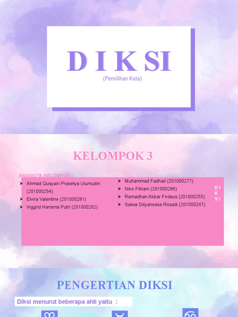 Diksi | PDF