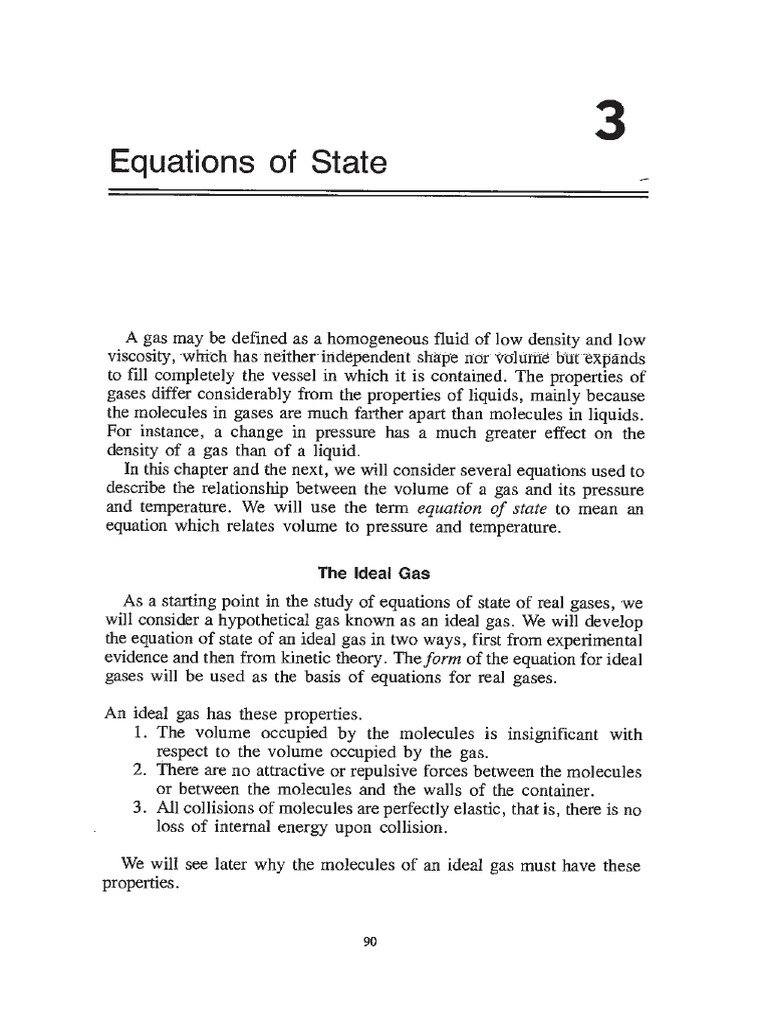 Equation of State | PDF