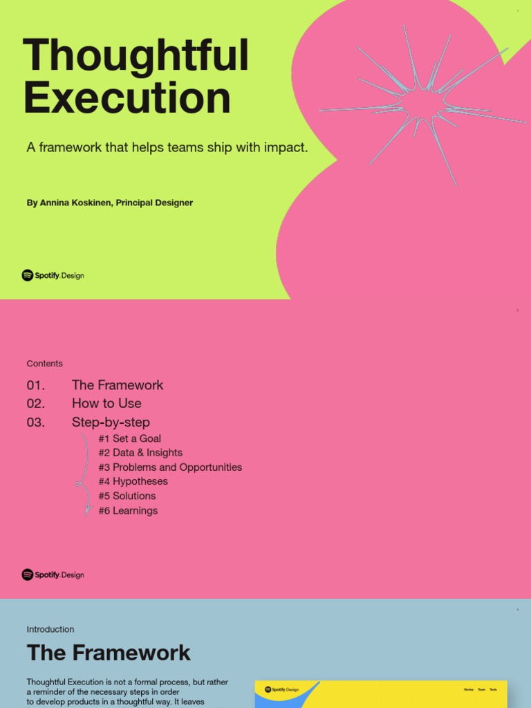 Thoughtful Execution Framework Guide | PDF | Insight | Hypothesis