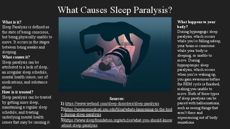 What Causes Sleep Paralysis | PDF | Sleep | Night