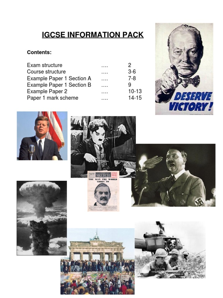 IGCSE History Exam Structure Guide | PDF | Politics | History