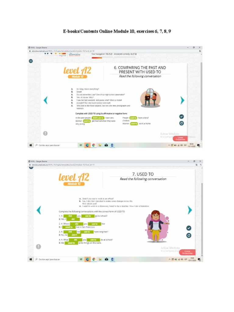 Module 10 - Exercises 6, 7, 8, 9 | PDF