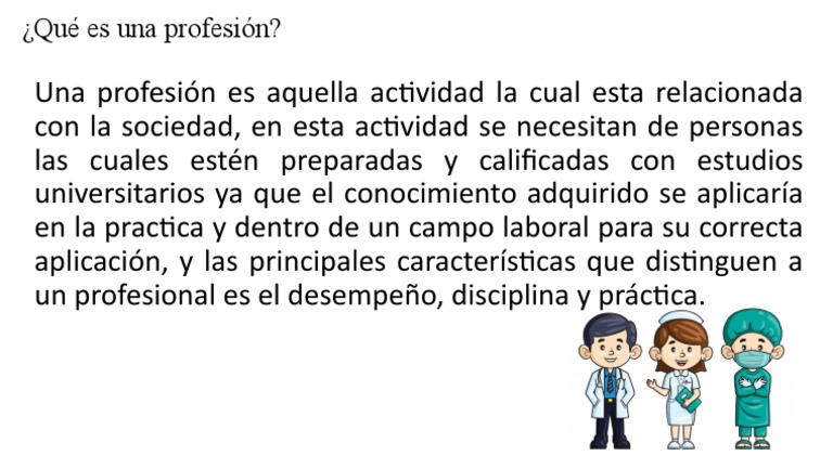 Qué Es Una Profesión | PDF