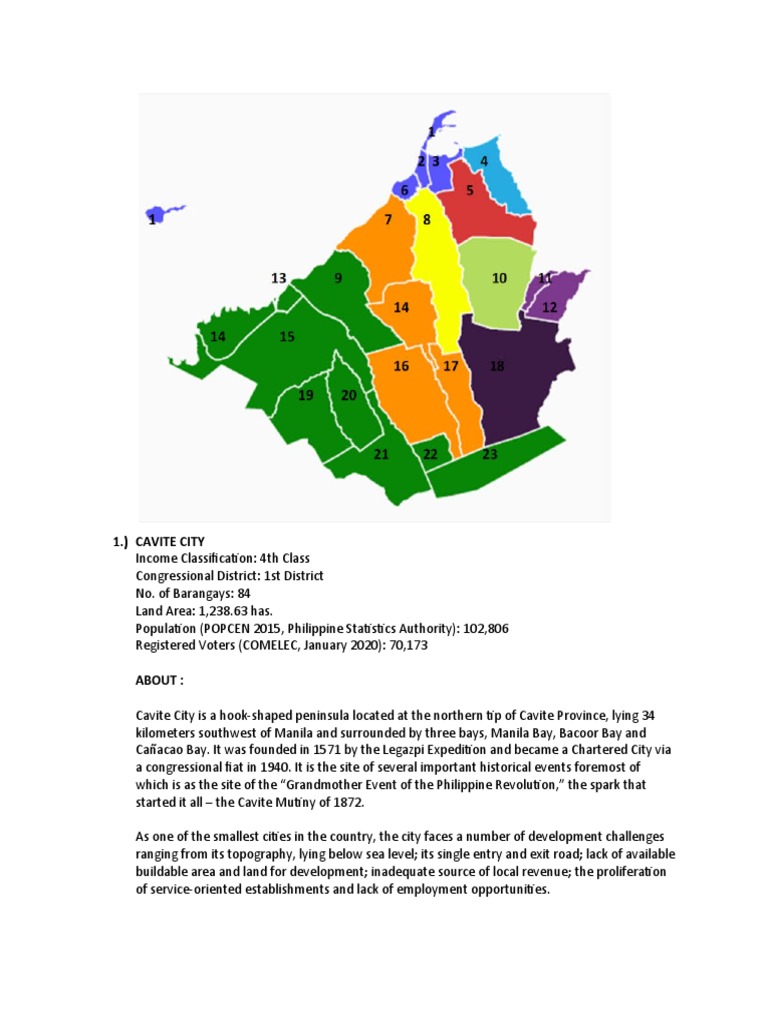 Cavite Map Map Of Cavite Province, Philippines Philippine
