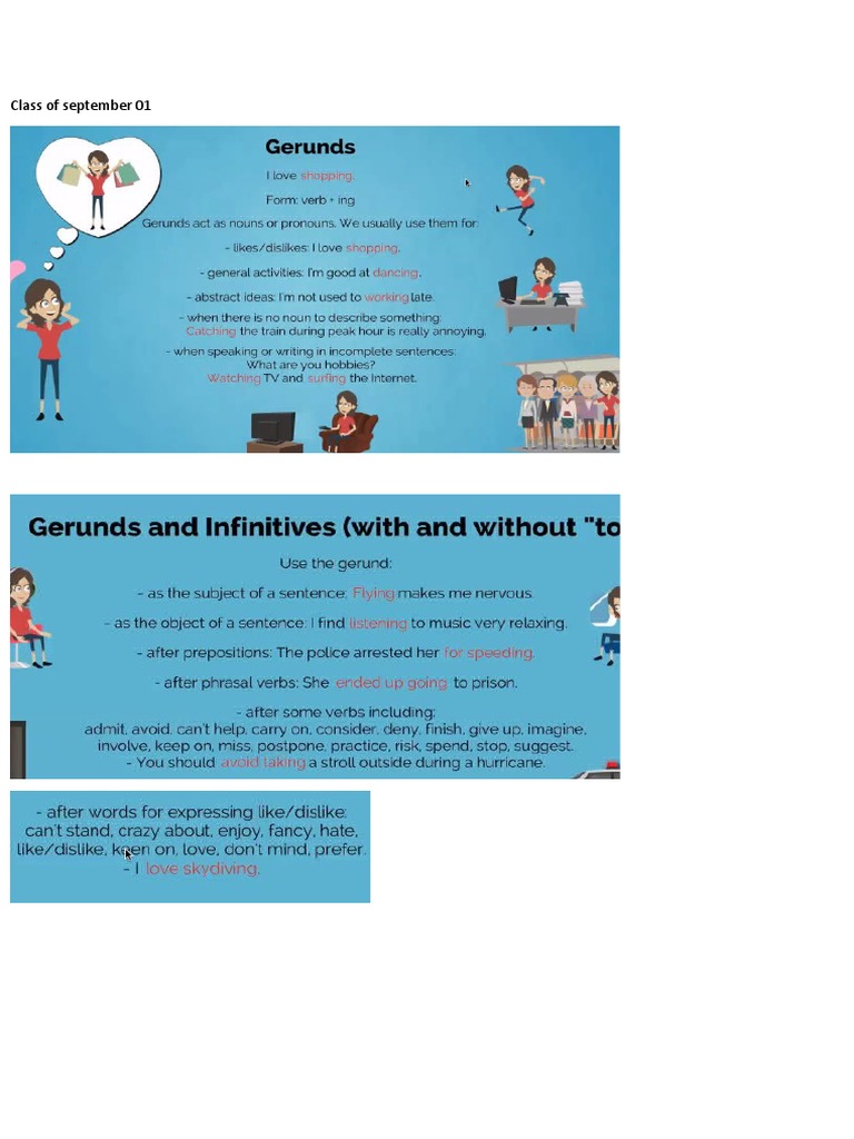 September Class Activities and Insights | PDF