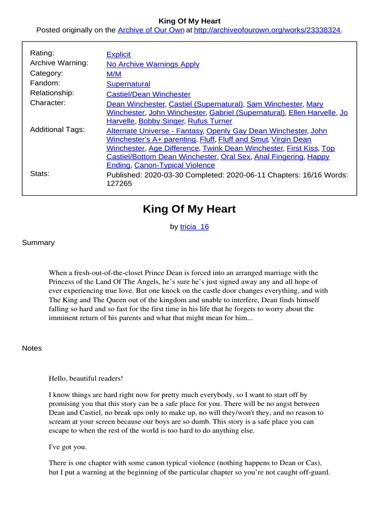 King of My Heart PDF | PDF