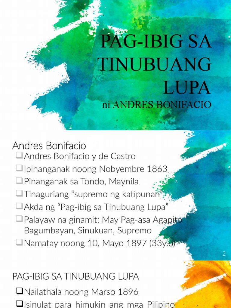 Pag-Ibig Sa Tinubuang Lupa | PDF