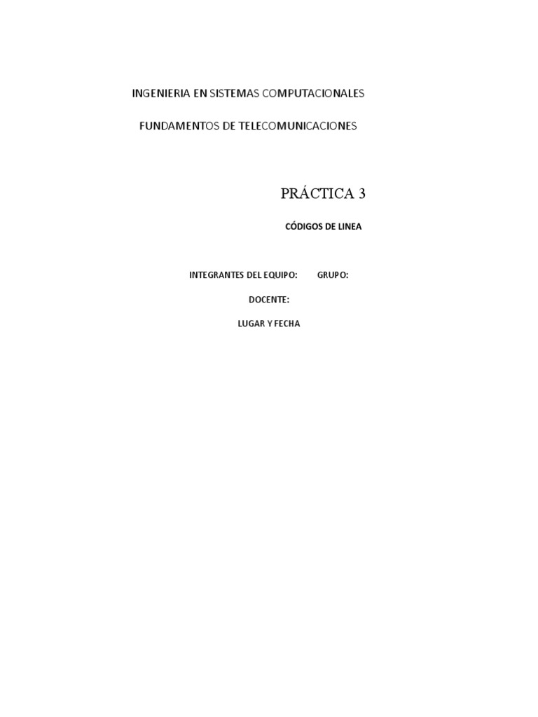 Practica Codigos de Linea Utilizando Matlab | PDF | Programa de computadora | Programación