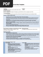 Lesson Plan-Something From Nothing | PDF | Learning | Pedagogy