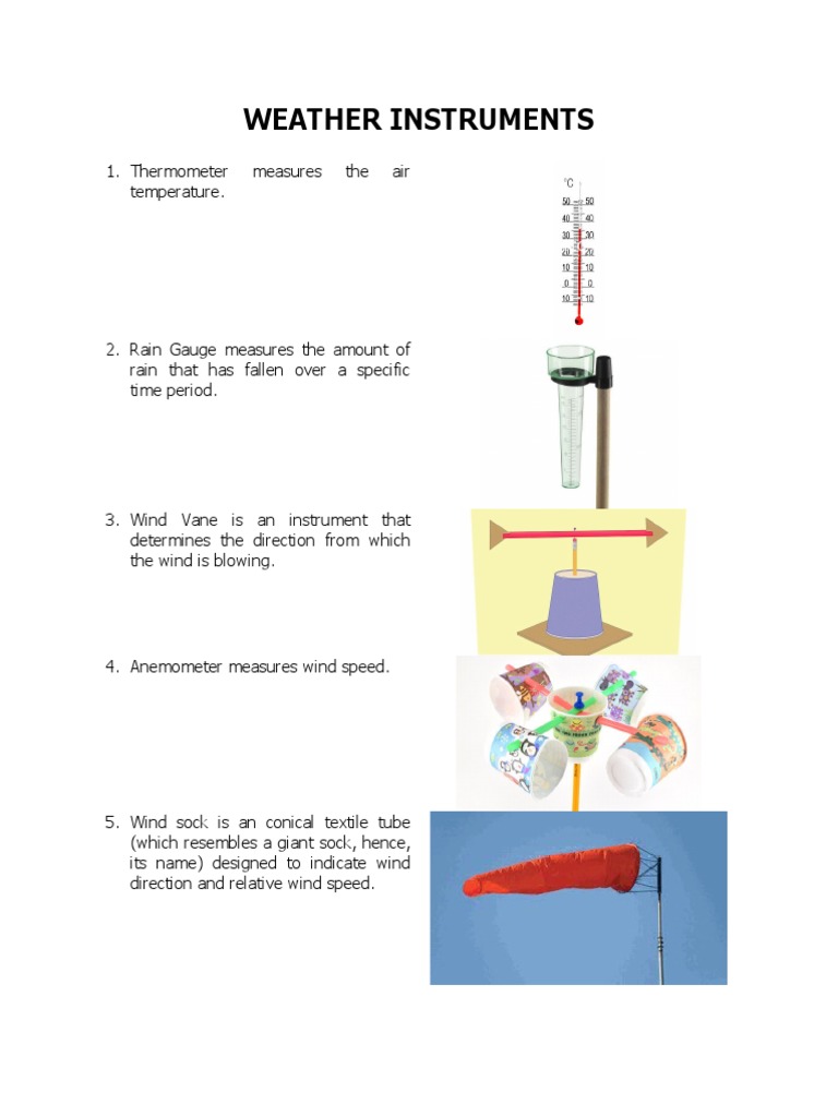 Weather Instruments | PDF