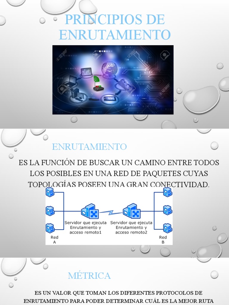 Diapositivas Enrutamiento | PDF | Enrutador (Computación) | Dirección IP