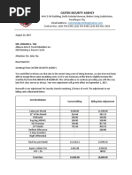 Security Guard Cost Distribution | PDF | Finance & Money Management