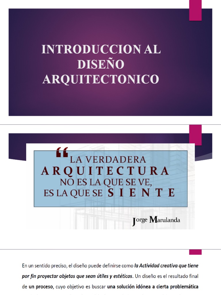 Introduccion Al Diseño Arquitectonico | PDF