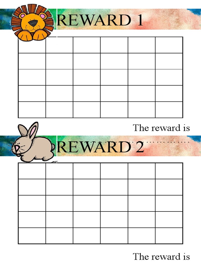 Reward Book Template | PDF