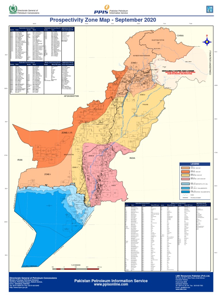 Pakistan Petroleum Exploration Zones | PDF | Pakistan