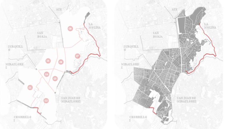 Mapas de Surco Sectores y Limites | PDF