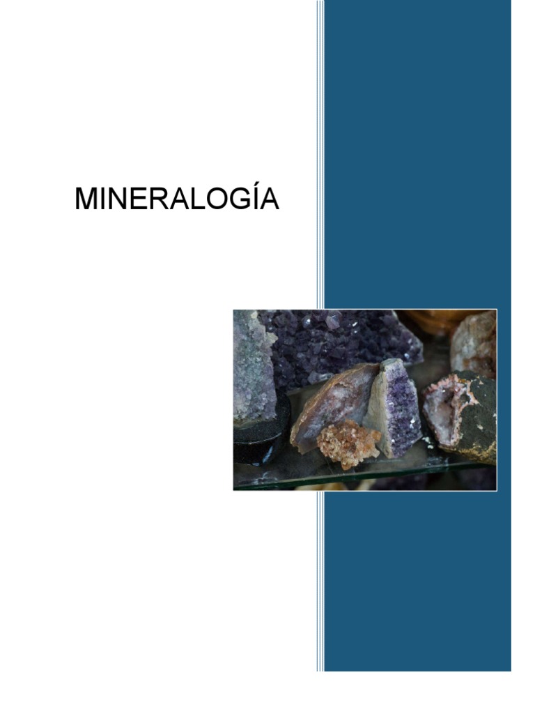 Mineralogia PDF | PDF | Cristalografía | Minerales