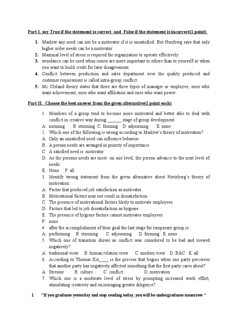 Quiz All | Download Free PDF | Motivation | Motivational