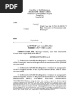 Answer With Affirmative Defenses | PDF | Pleading | Complaint