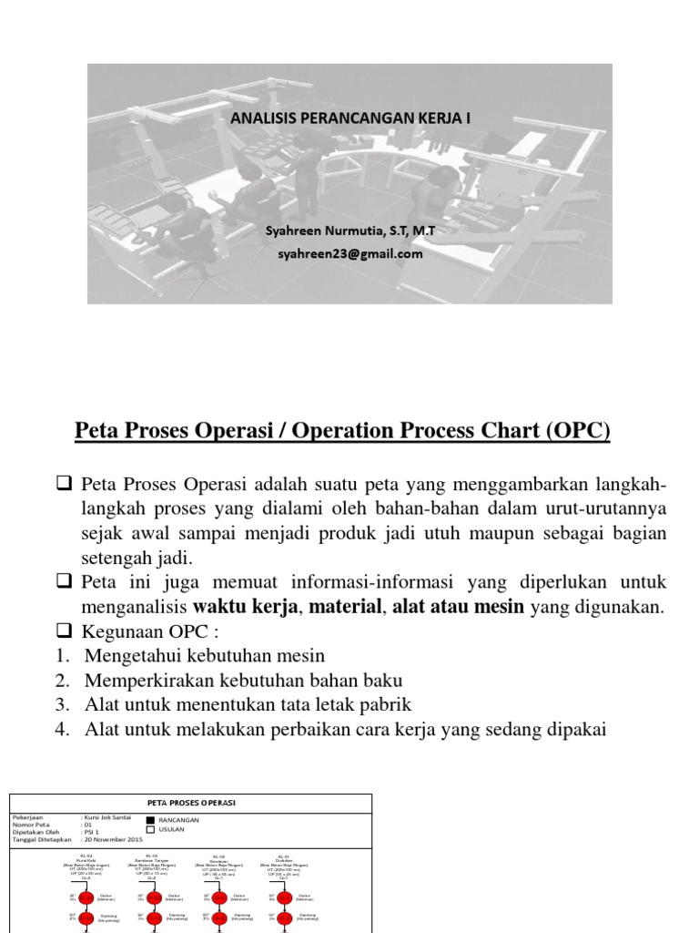 Peta Proses Operasi Pembuatan Kursi | PDF