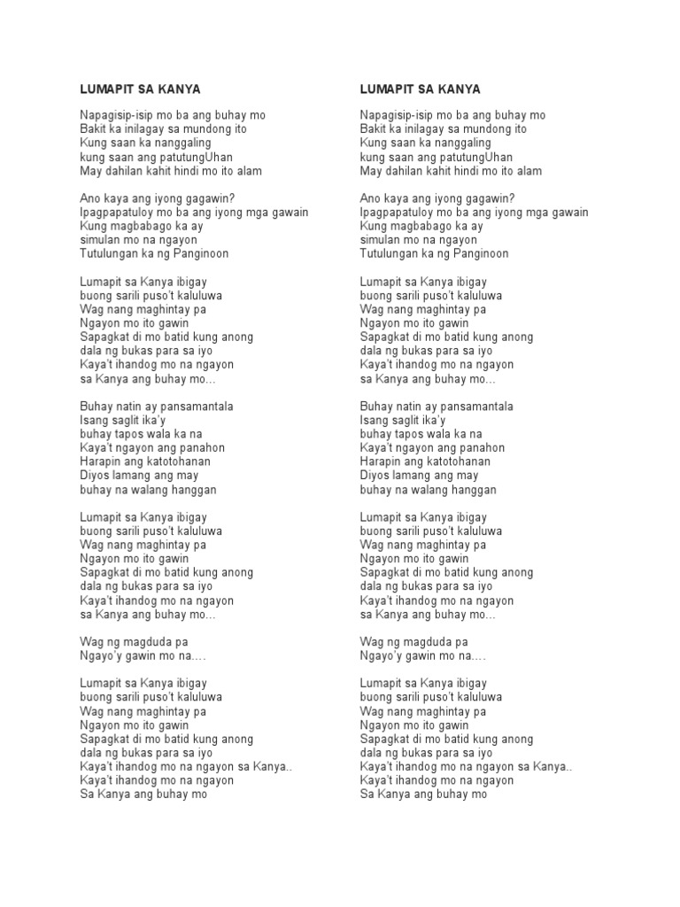 Lumapit Sa Kanya | PDF
