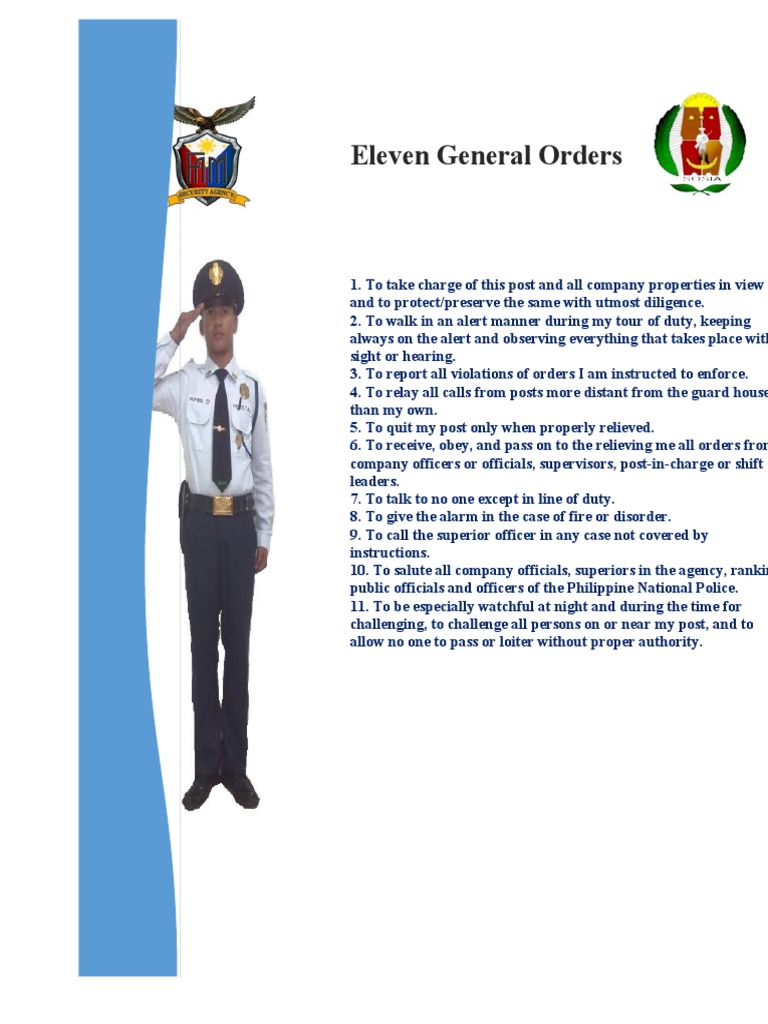 11 General Orders | PDF