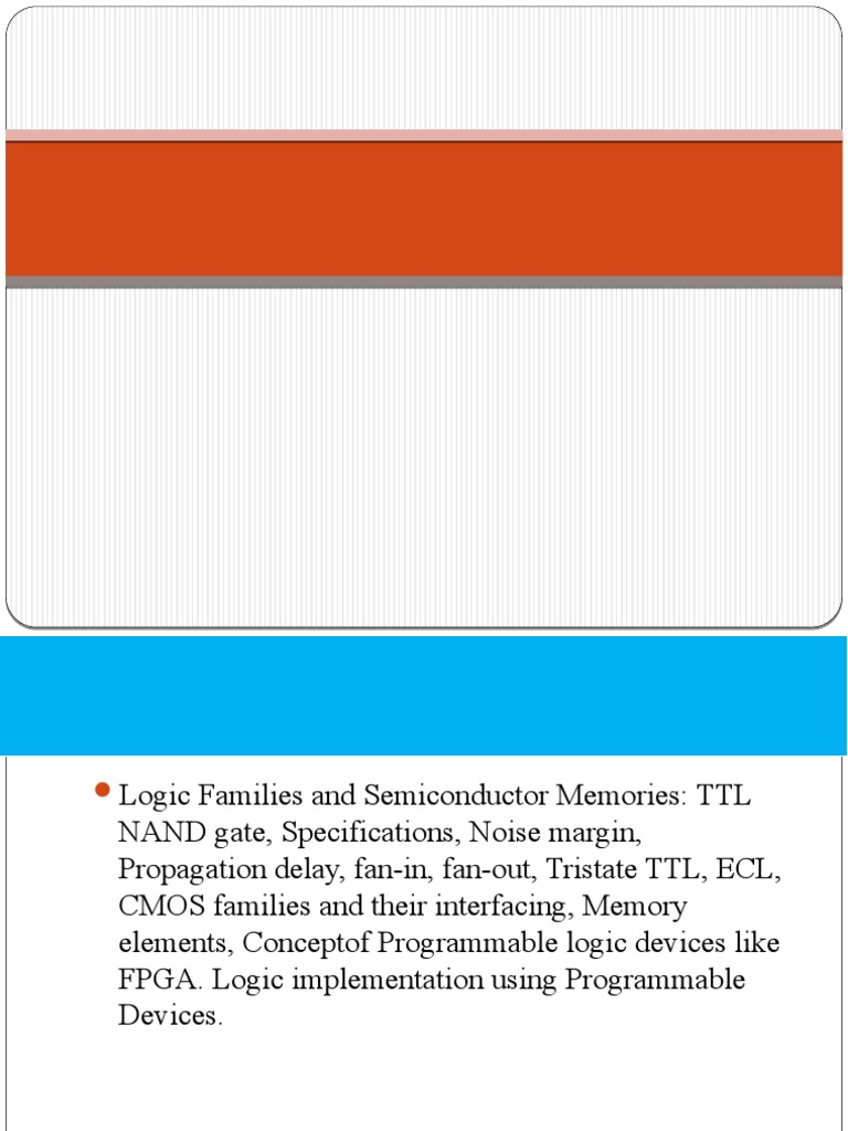 TTL | PDF | Logic Gate | Mosfet