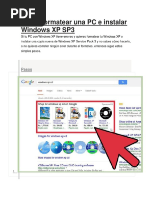 Tutorial De Como Formatear La Pc E Instalar Windows Xp Windows 11