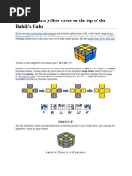 Rubik's Cube Formula PDF | PDF