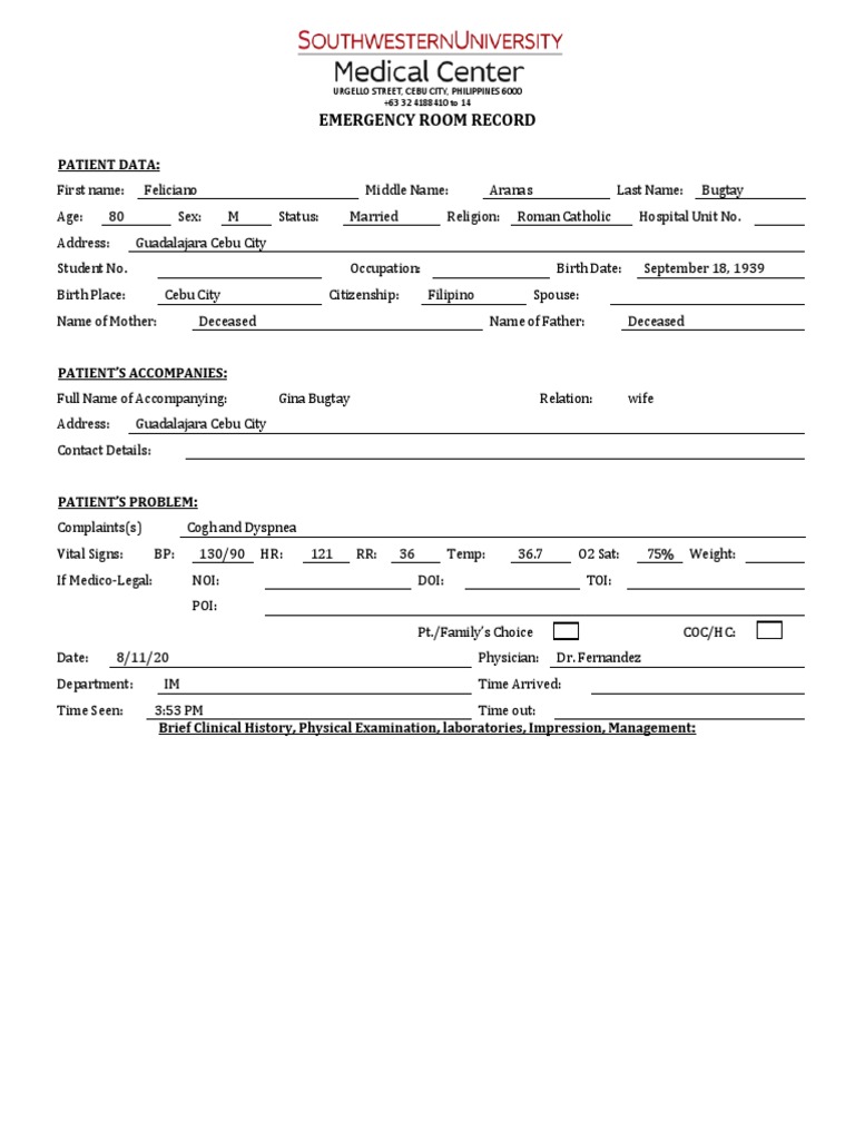 Case Study 1 COVID 19 Susspect Severe Pneumonia HCVD Cardiomegaly Sinus ...