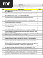 FSSAI Checklist - General Manufacturing | PDF | Hygiene | Food Safety