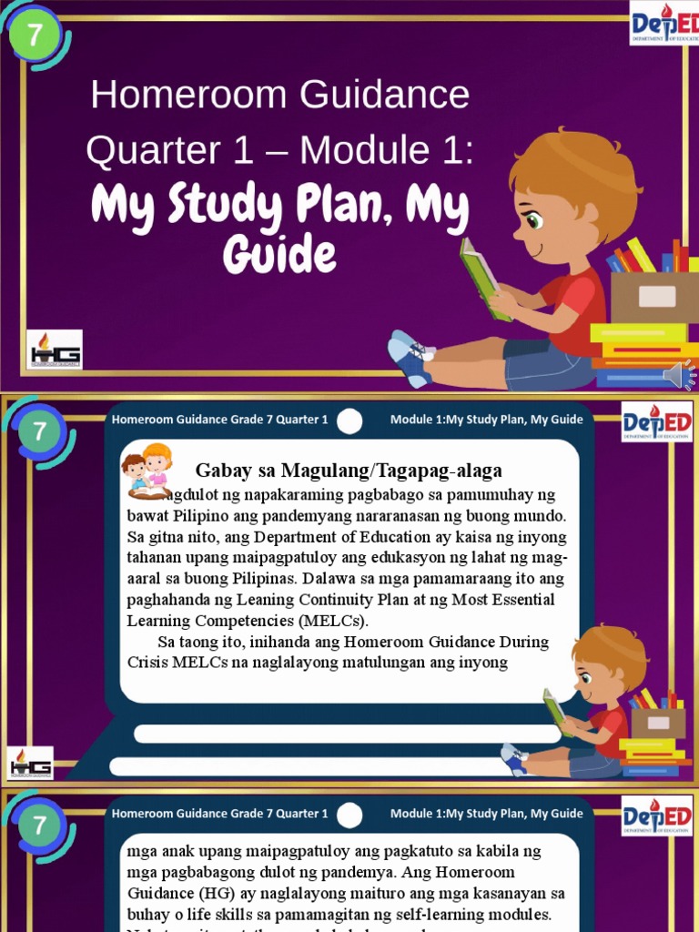 Homeroom Guidance-Module 1 Grade 7 | PDF